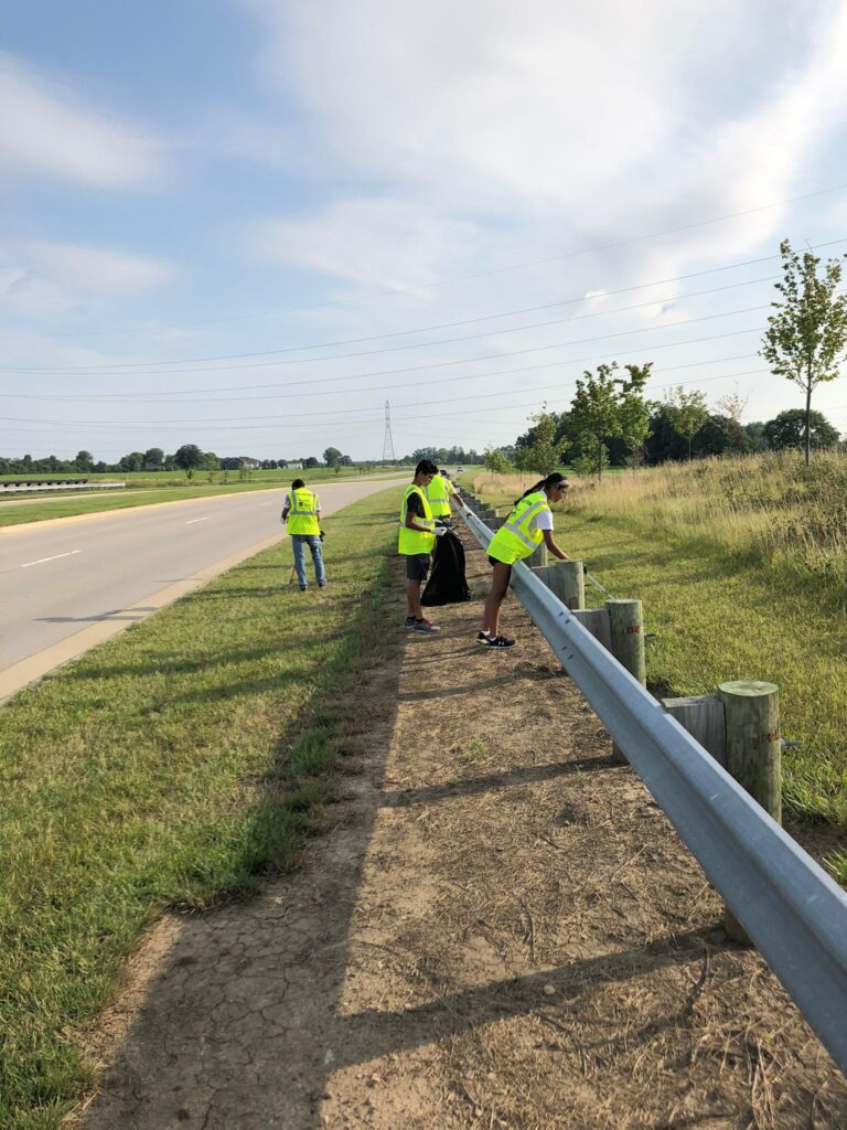 Our first adopt-a-highway event of the year… – Chinmaya Mission of Columbus